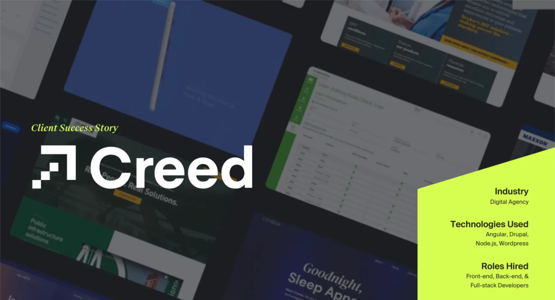 Client Success Story: Creed Interactive